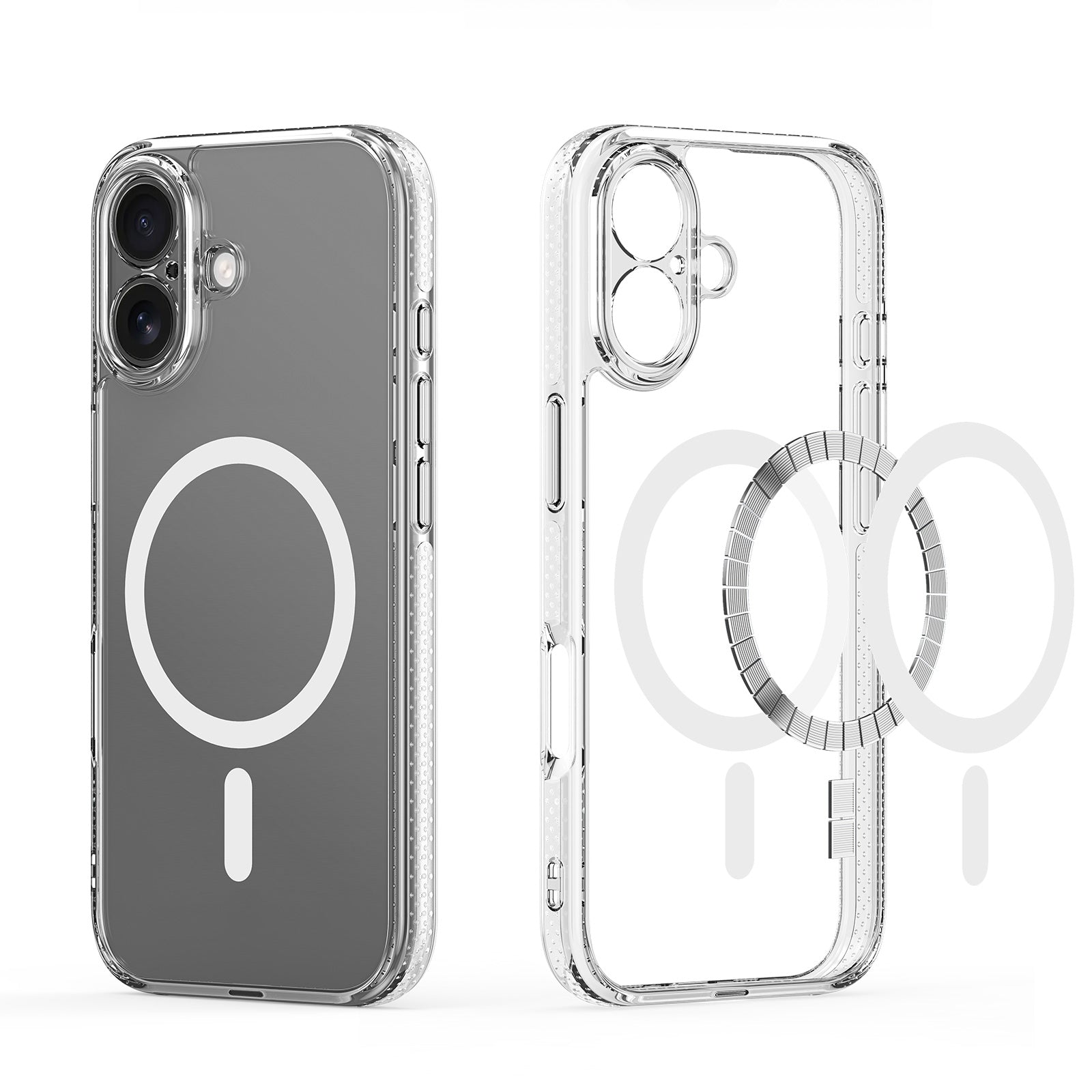 Coque Clin Mag Series – Coque transparente MagSafe pour iPhone 17 – MAYDO