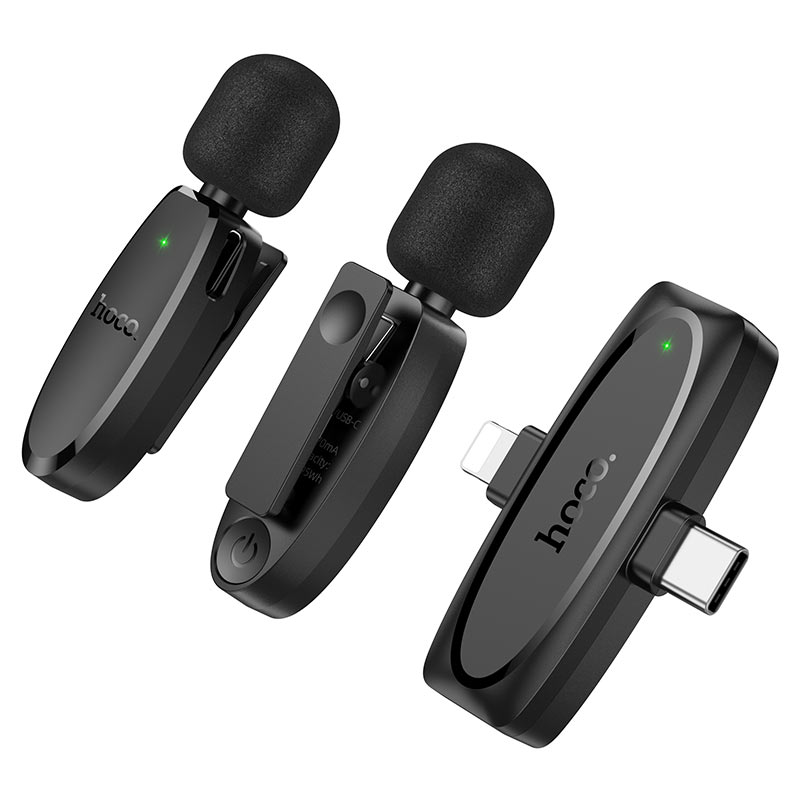 Hoco L15 Type-C Crystal Lavalier Wireless Digital Microphone – MAYDO